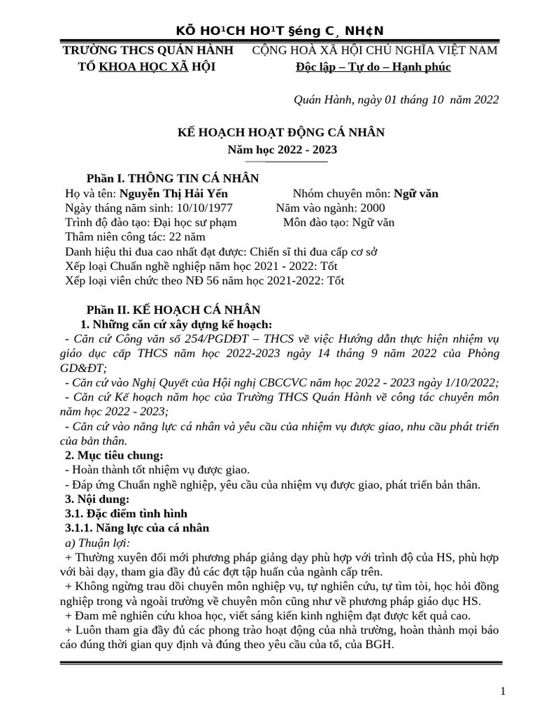 KHCN DH 22-23 GVCN | PDF