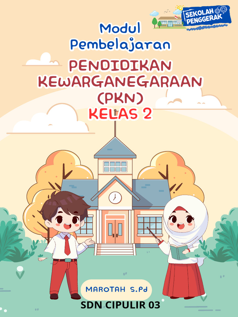 Modul Ajar PKN Kelas 2 - Marotah - Removed | PDF | Kesehatan Holistik | Sains & Matematika