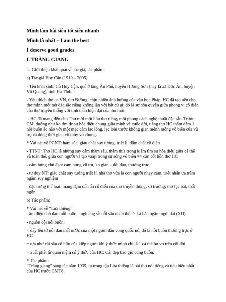 ĐCG Văn 11 HK2 | PDF