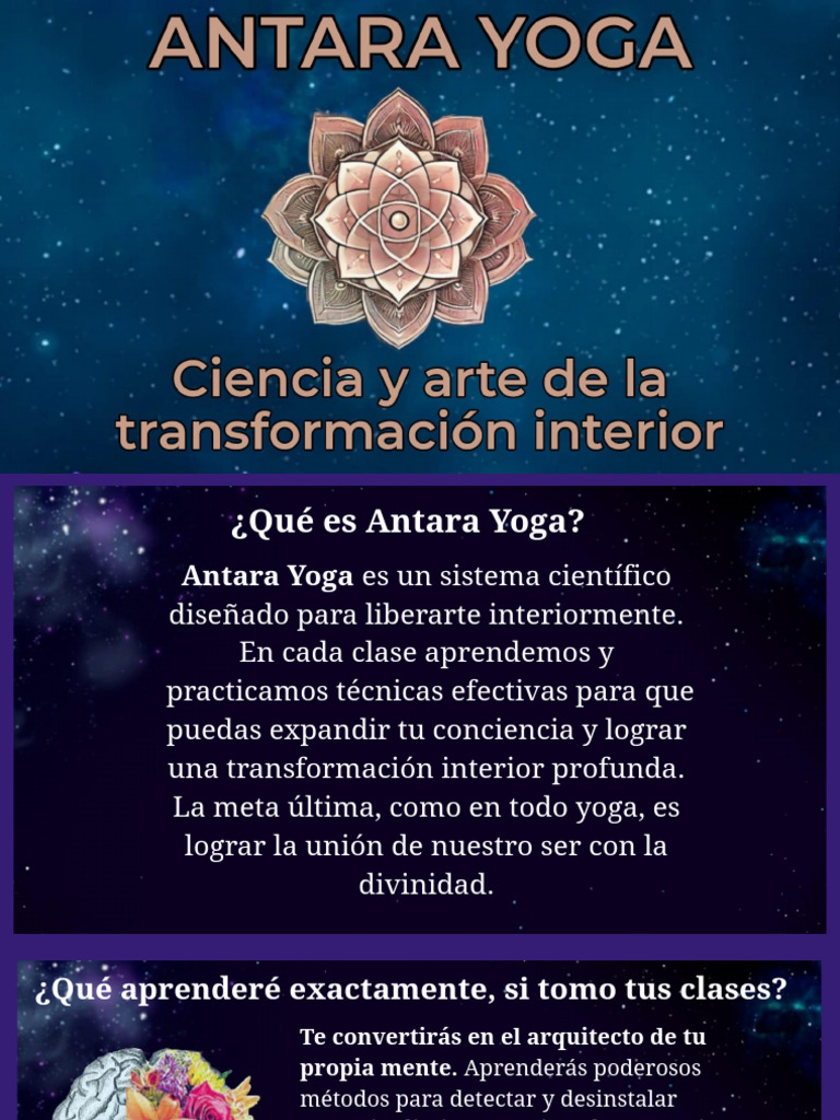 Qué Es Antara Yoga | PDF | Yoga | Psicoterapia