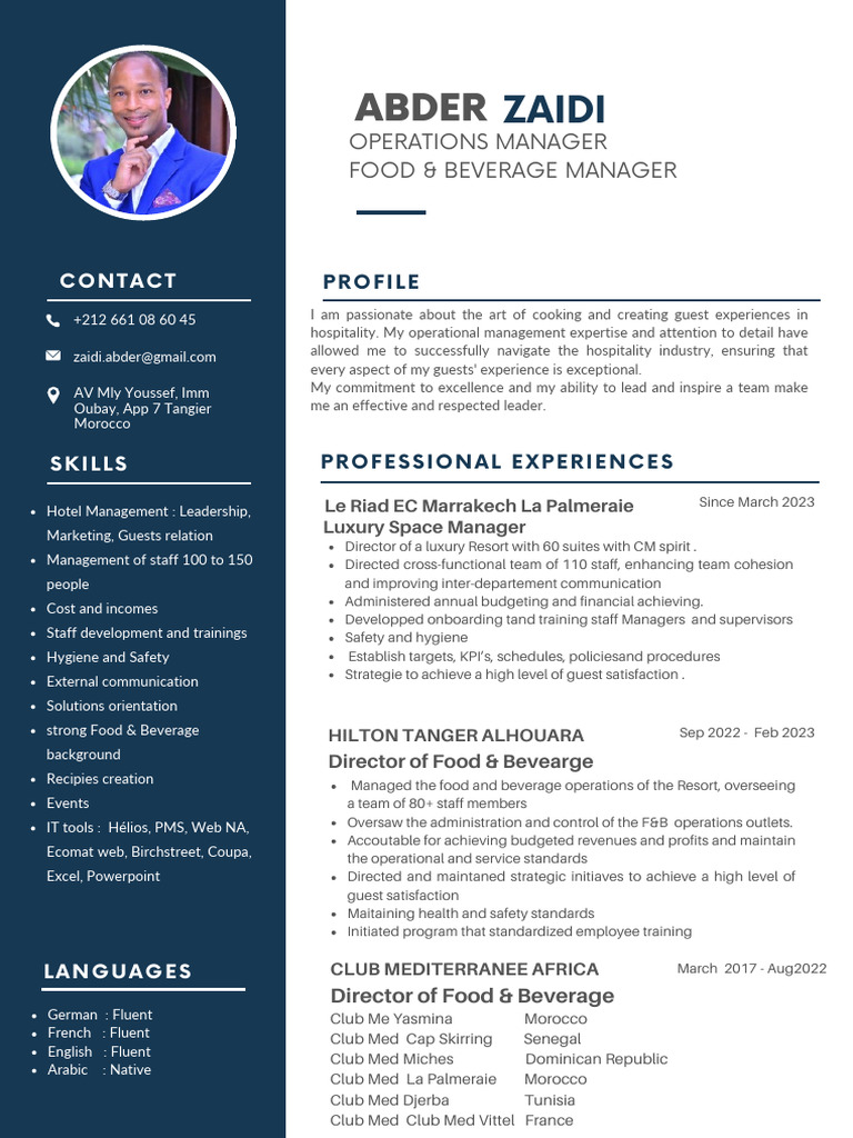 CV Abder Rahman e Zaid I | PDF | Career & Growth | Technology & Engineering