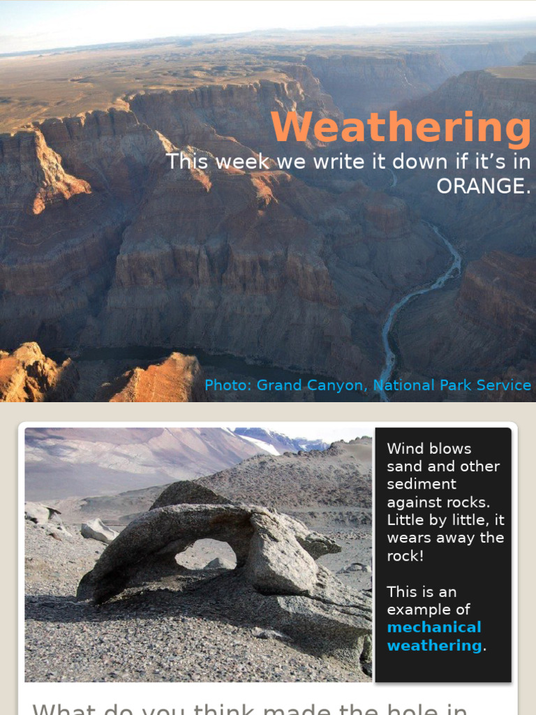 Understanding Weathering Processes | PDF | Weathering | Rock (Geology)