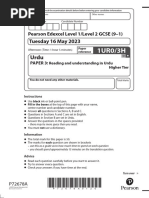 Class-5 - Model Paper | PDF