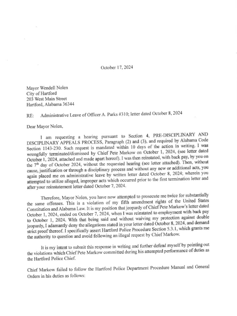 Hartford Readable Complaint | PDF