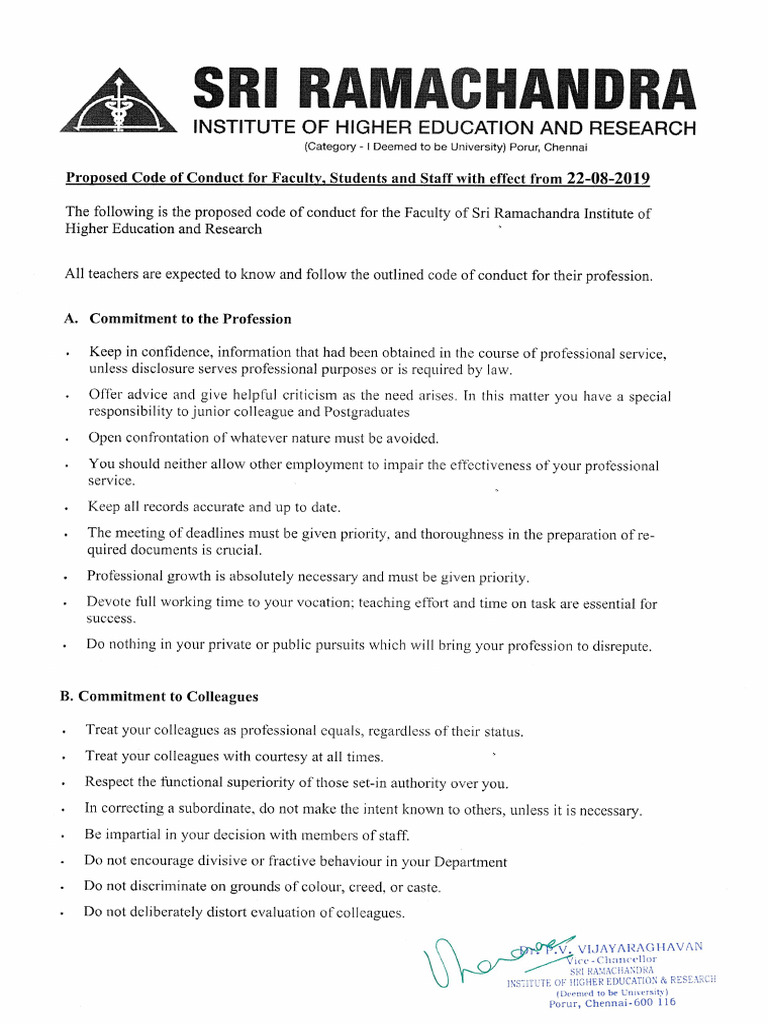 Code of Conduct-Final | PDF