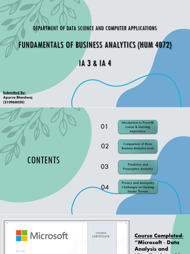 PowerBI Introduction Presentation | PDF | Analytics | Forecasting