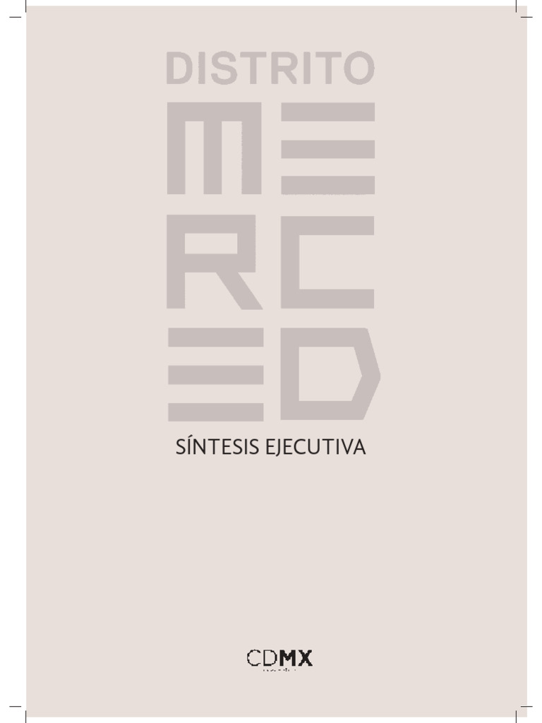 EZT Documento Distrito Merced CDMX-min | PDF | México