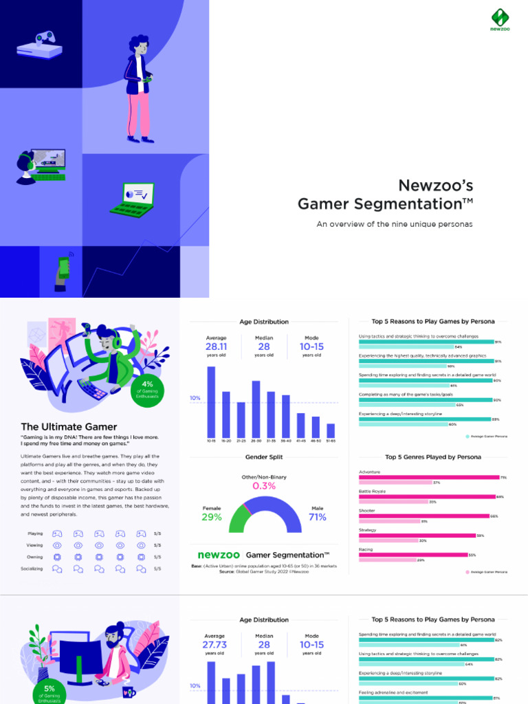 Newzoo Gamer Segmentation | PDF