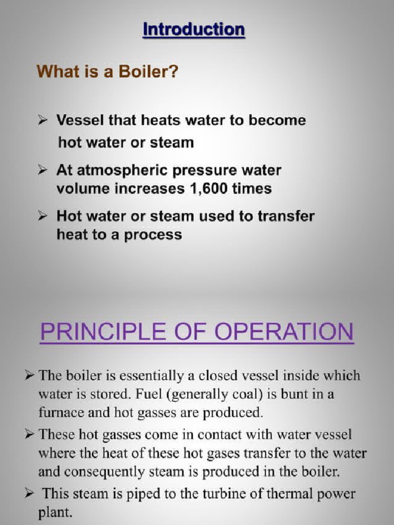Boiler and Its Types | PDF