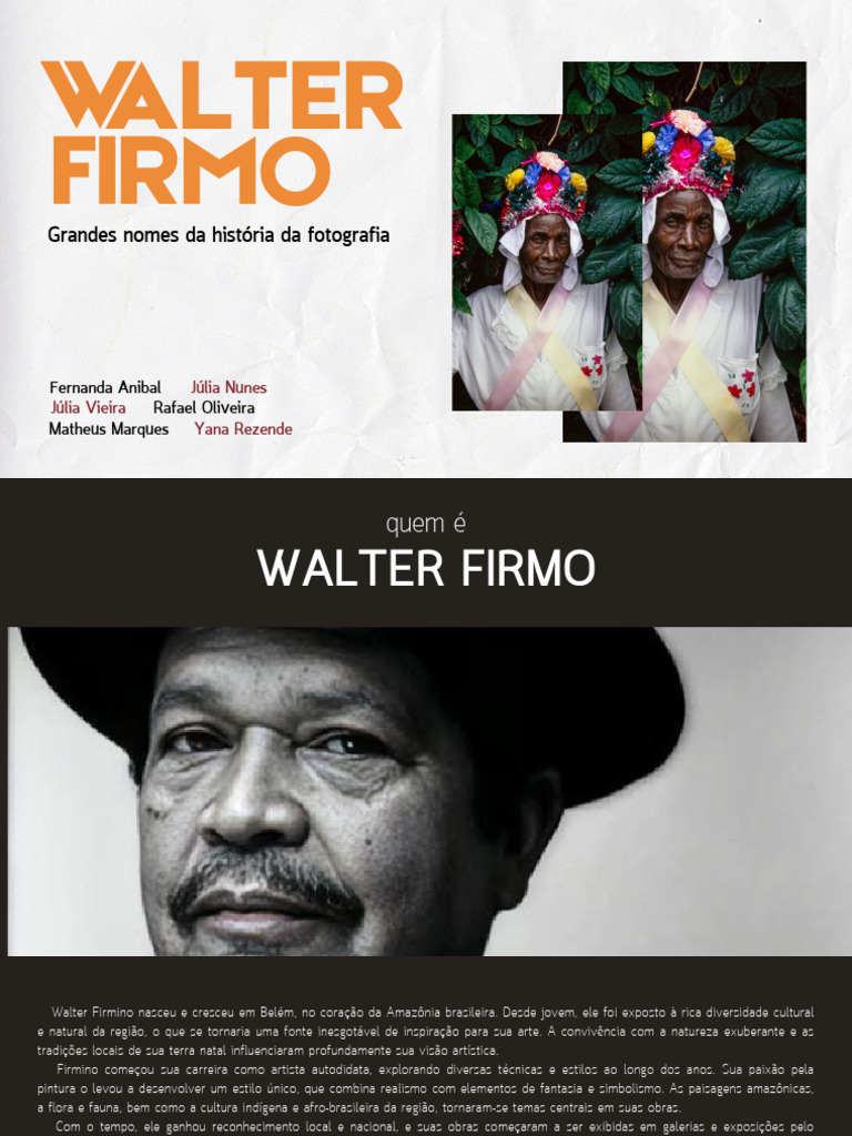 Cópia de WALTER FIRMO Fotografia | PDF | Floresta Amazônica