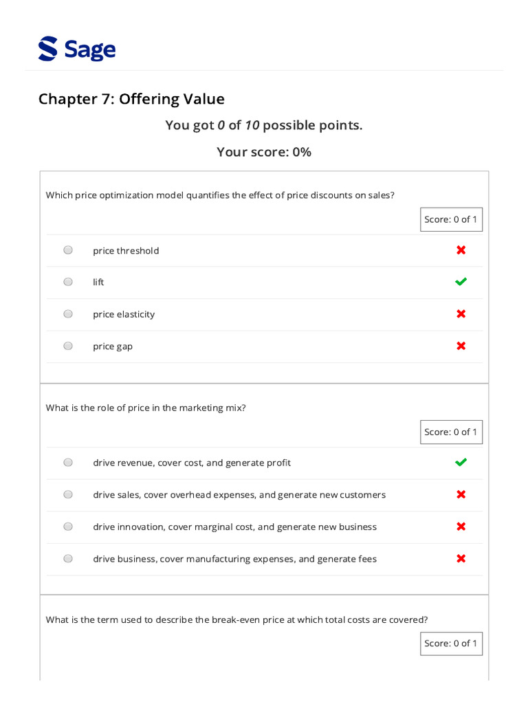 Chapter 7_ Offering Value _ Online Resources | PDF | Pricing | Prices