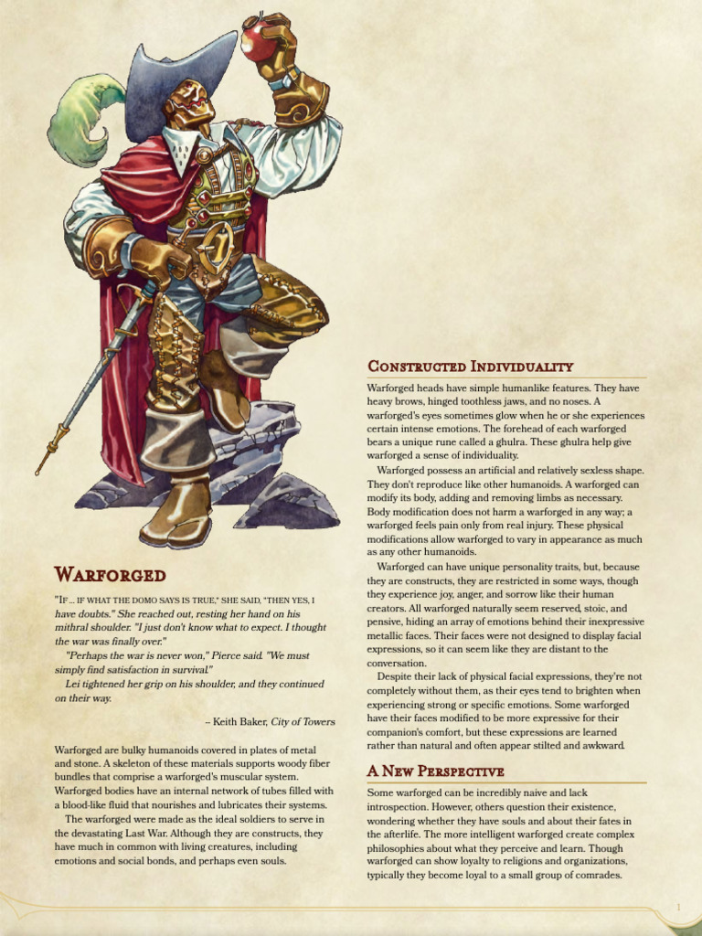 Warforged _ GM Binder (2) | PDF