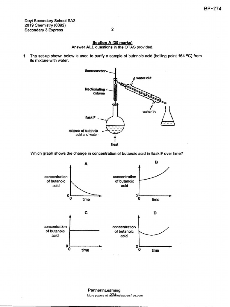 Sec3 2019 PureChemistry SA2 Deyi | PDF