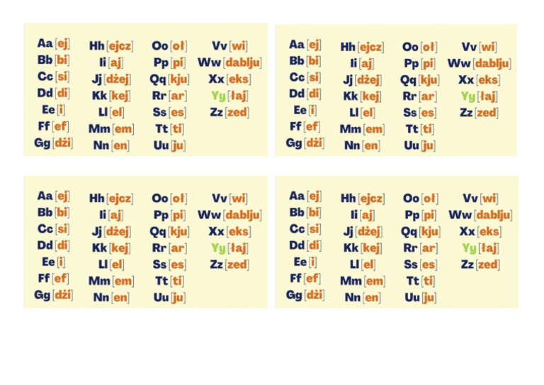 Alfabet | PDF