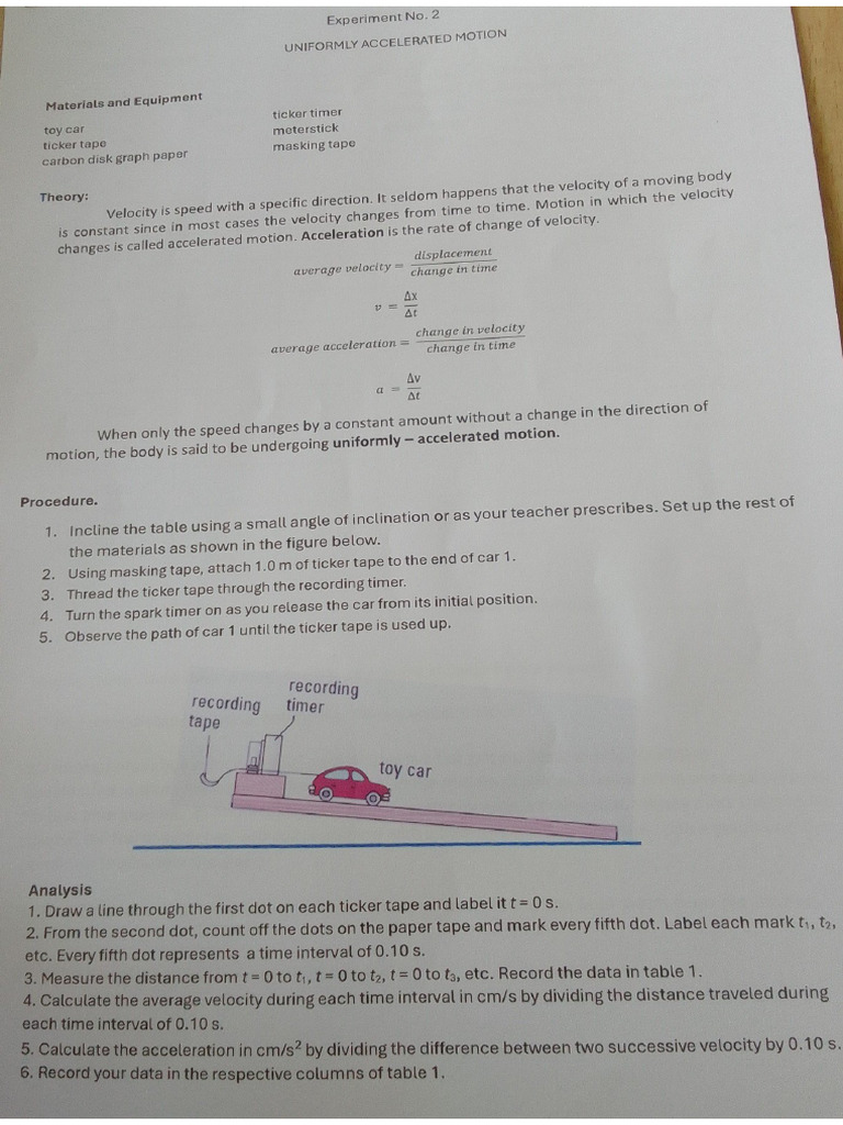 Exp-2 Physics | PDF