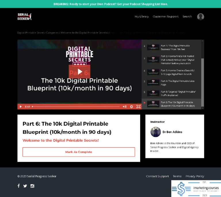 06-Part 6- The 10k Digital Printable Blueprint (10k-mont | PDF