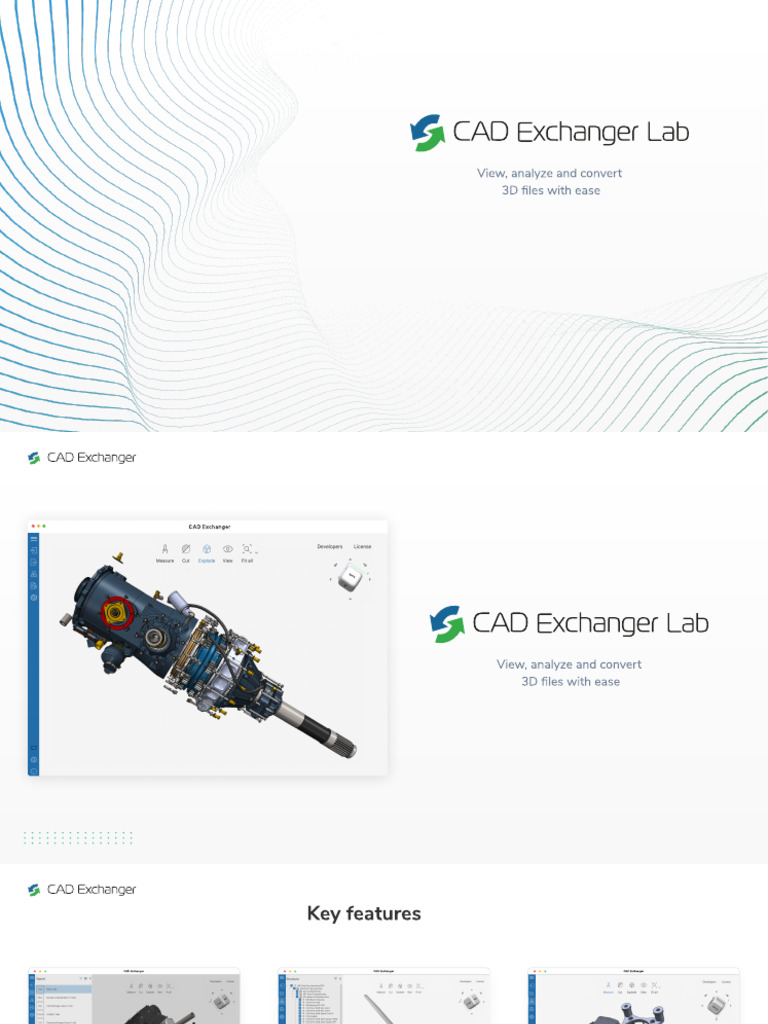 CAD - Exchanger - GUI For Business - Presentation | PDF | 3 D Computer ...