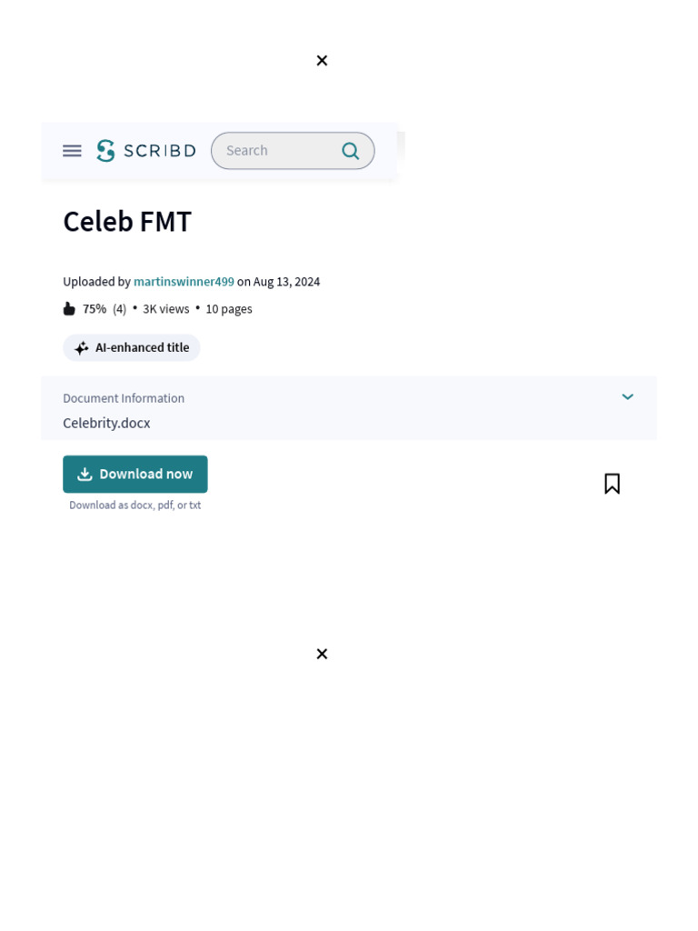 Celeb FMT | PDF 2 | PDF