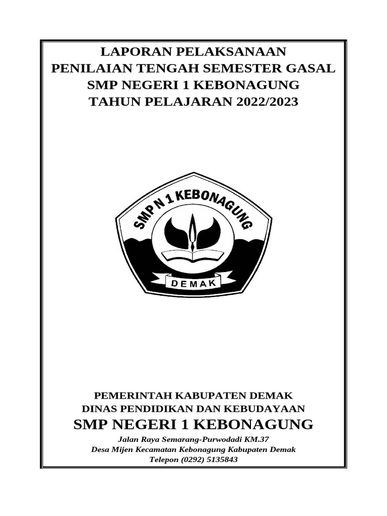 COVER LAPORAN PTS | PDF