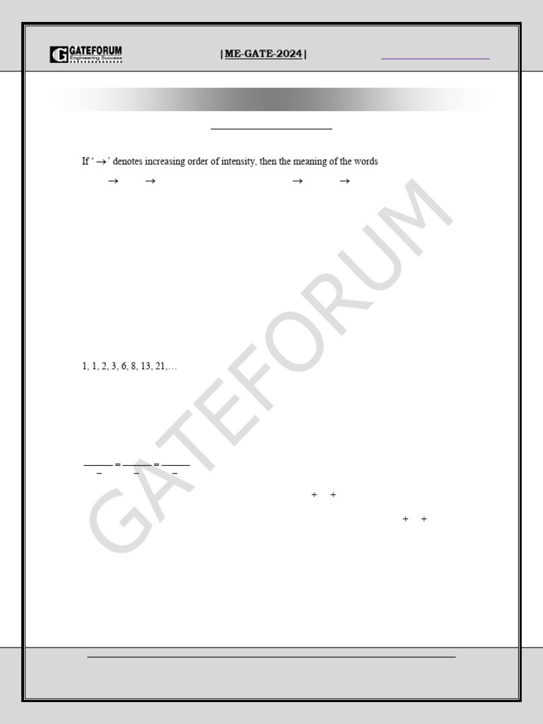 ME GATE 2024 Final With Keys | PDF | Steel | Liquids