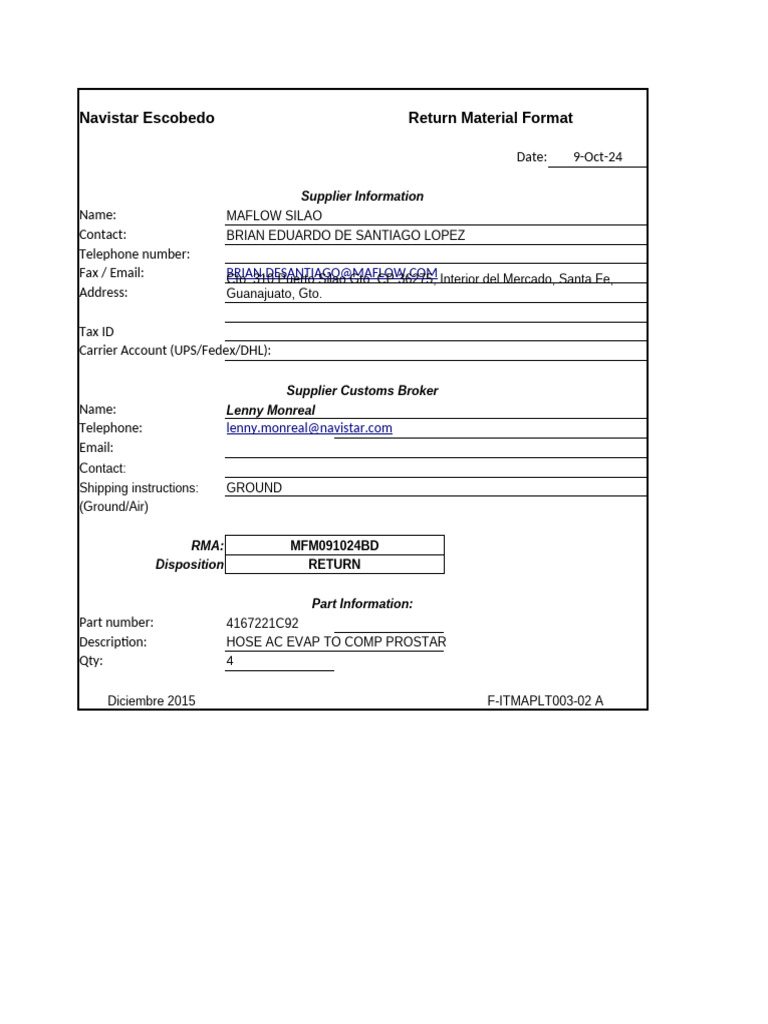 RMA MFM091024BD | PDF