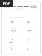 CBSE Clas 7 Maths Worksheet - Exponents & Powers | PDF | Complex ...