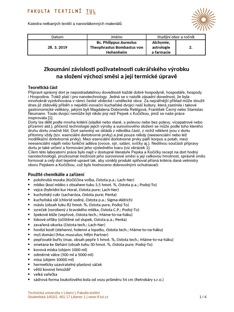 Vzorový Protokol Podle ČSN ISO 690 | PDF