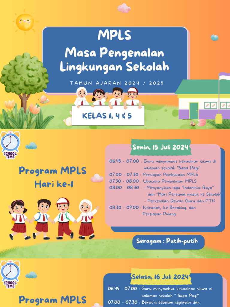 Rundown Mpls Kelas 1 4 5 Ta 2425 | PDF