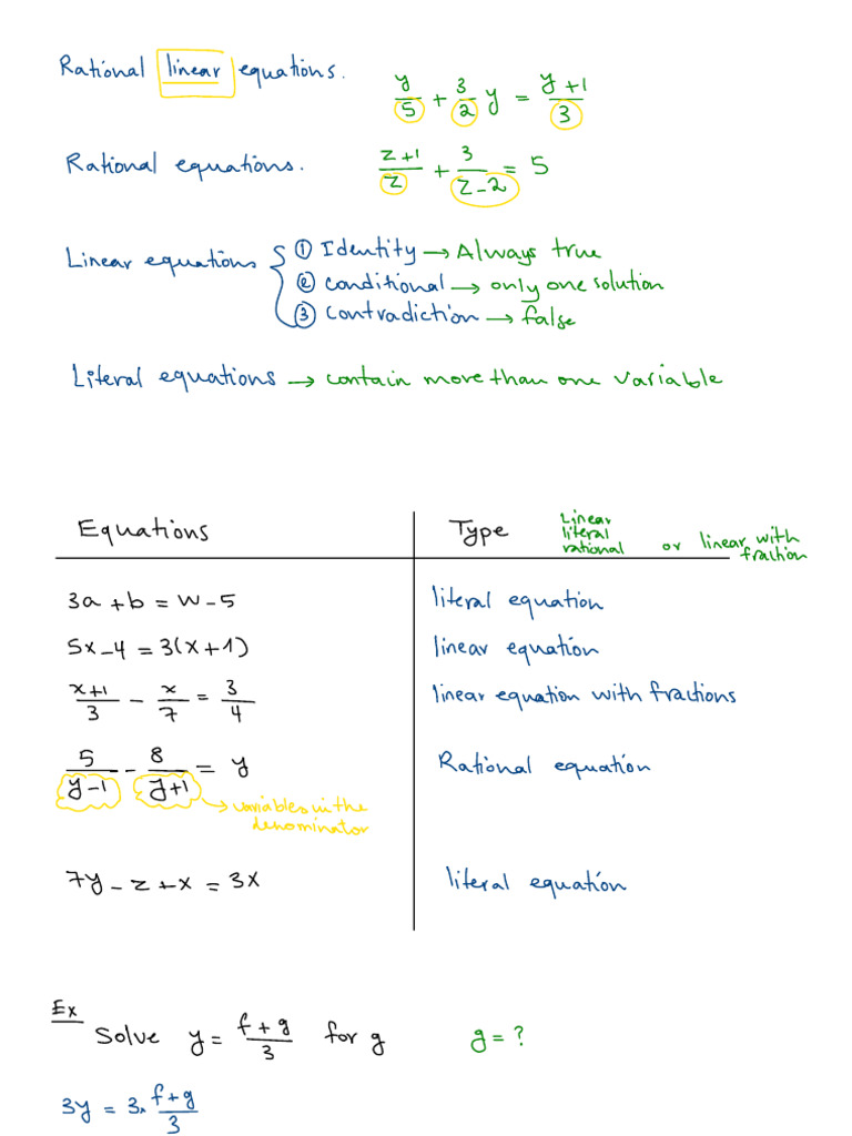 Linear Equations - Part3 | PDF