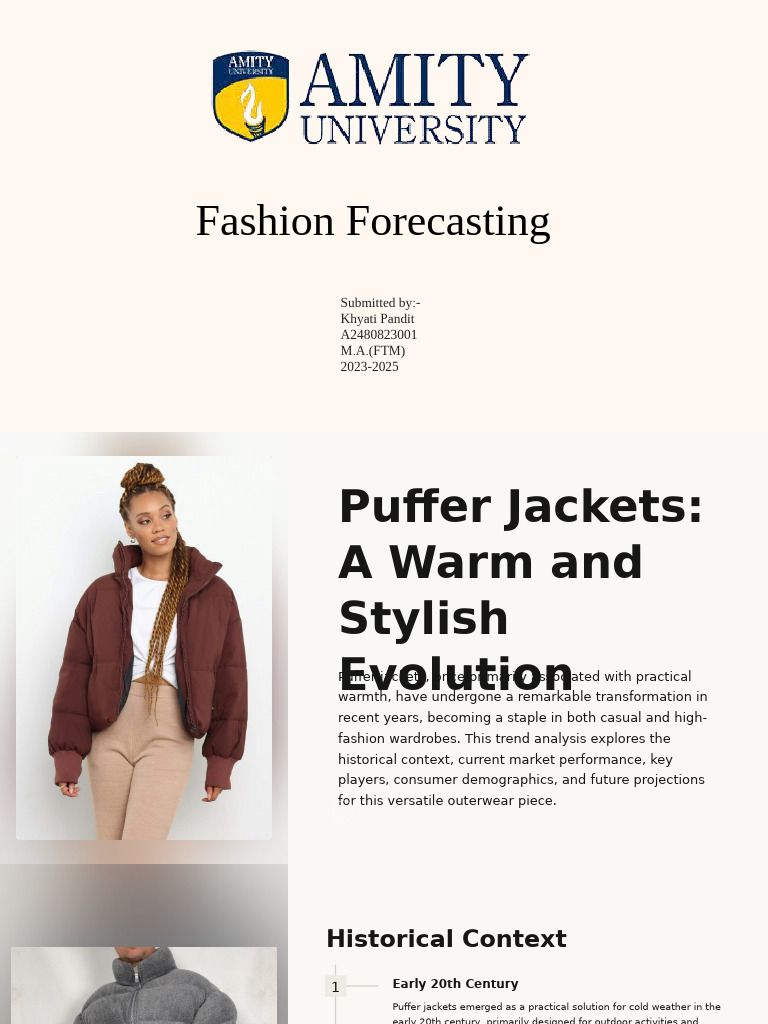 Puffer Jackets A Warm and Stylish Evolution | PDF | Fashion | Recycling