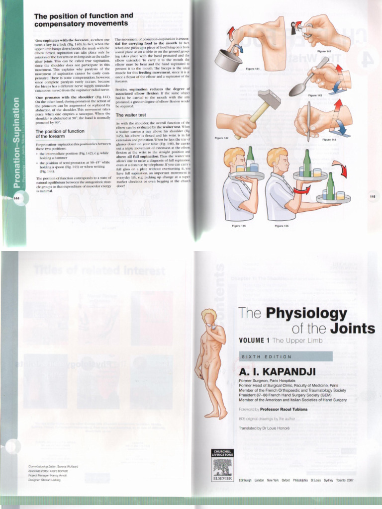 The Physiology of The Joints - Vol. 1.1 - Upper Limb - A.I. Kapandji | PDF