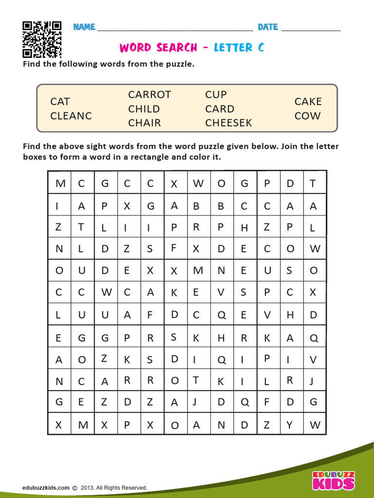Word Search C | PDF