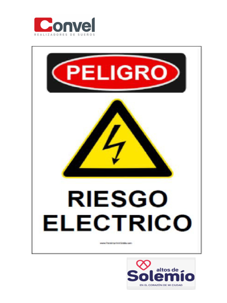 Señalizacion Riesgo Electrico Pdf