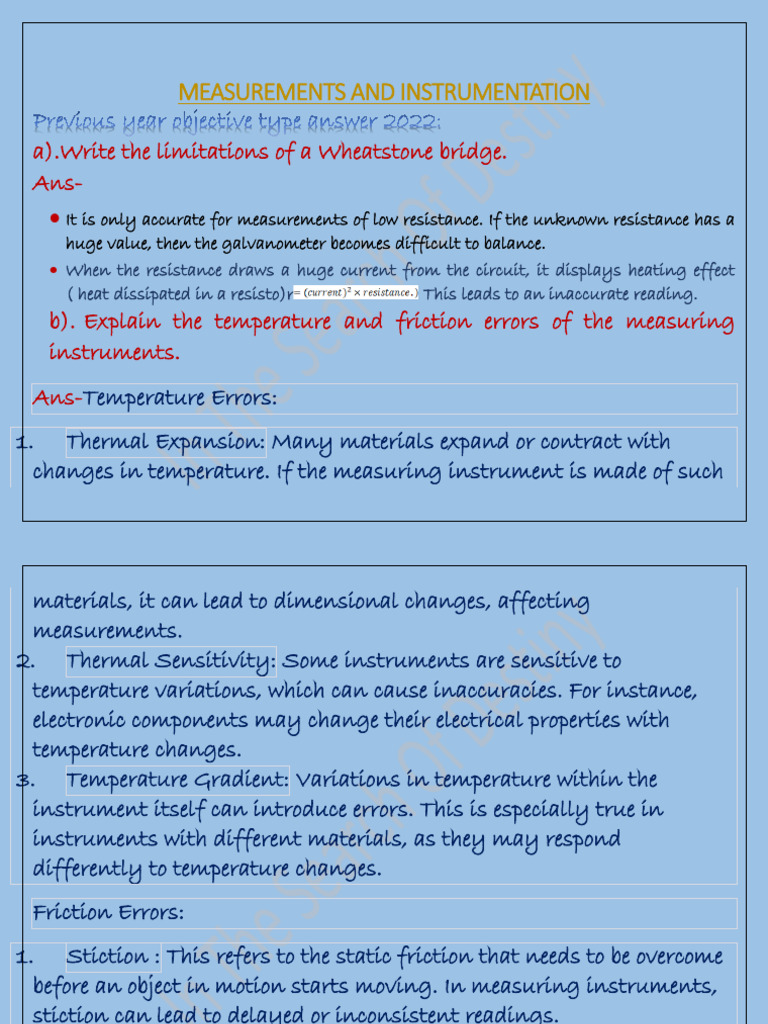 Measurements and Instrumentation | PDF | Digital To Analog Converter ...