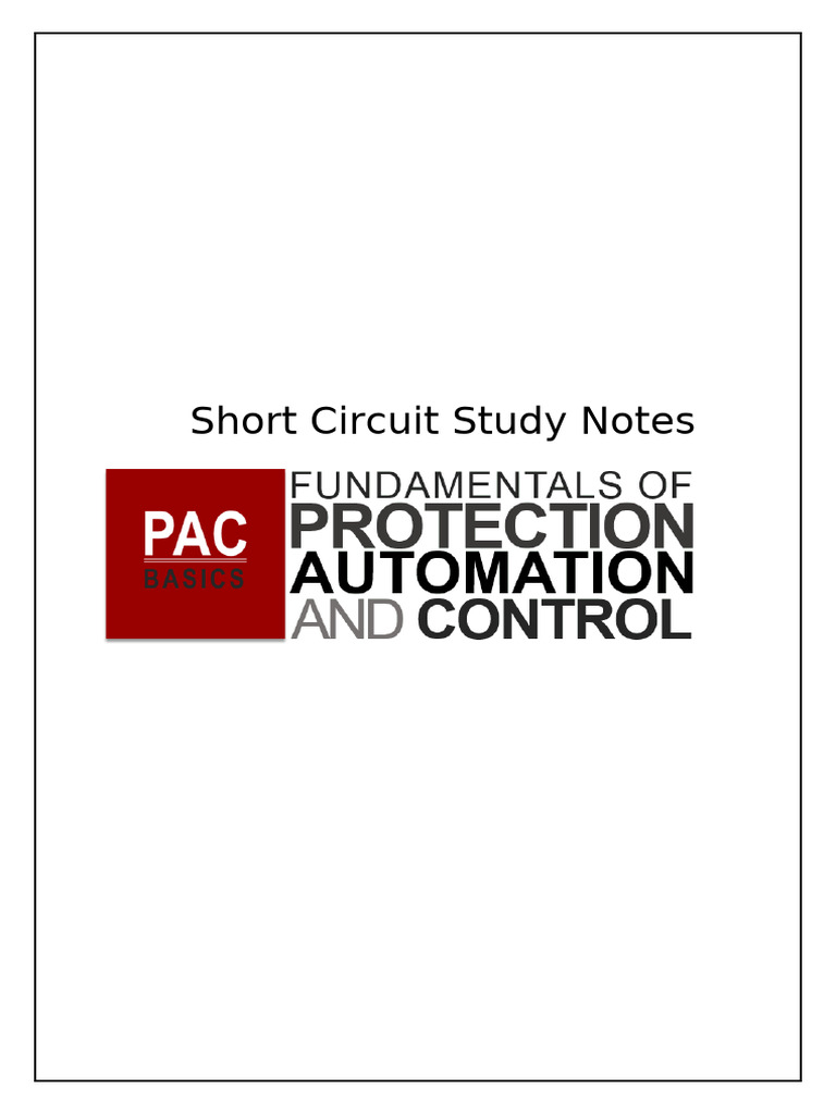 Short Circuit Analysis Procedures | PDF | Fuse (Electrical) | Transformer