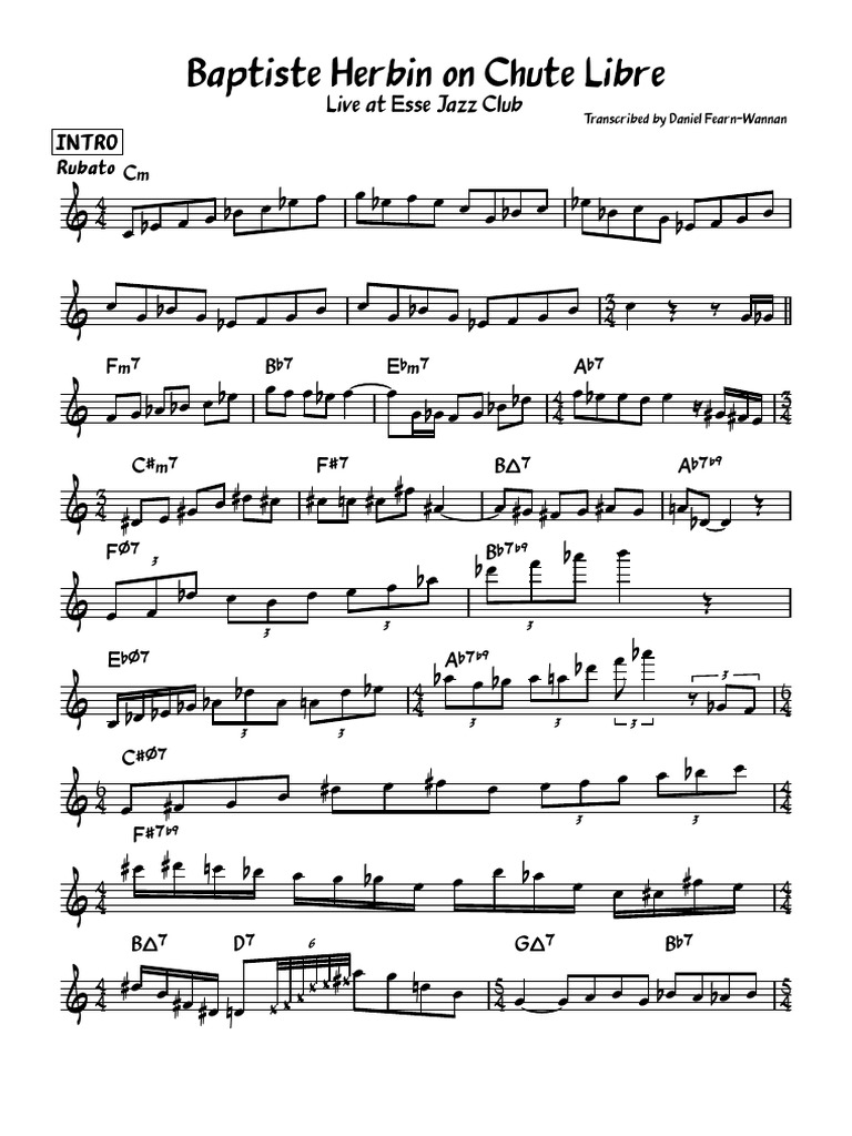 Baptiste Herbin On Chute Libre 2 | PDF