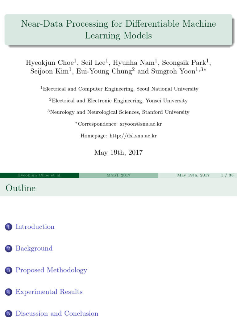 DifferentiableMachineLearningModels Slides | PDF | Solid State Drive | Flash Memory