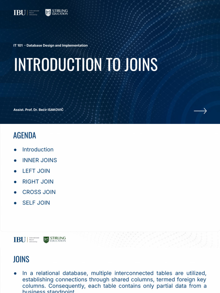 9. Understanding JOINS | PDF | Data Management | Information Retrieval