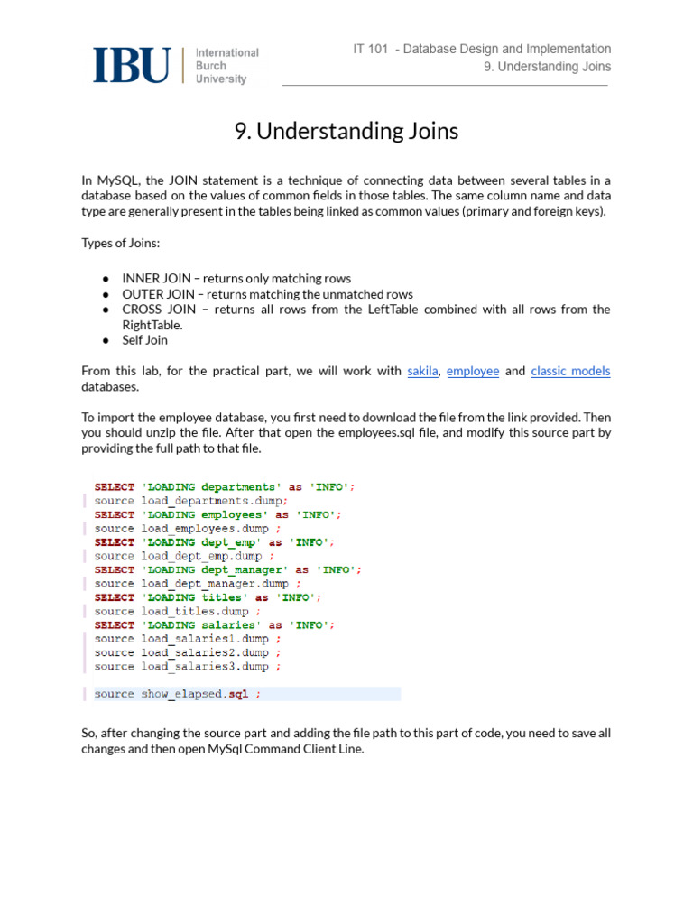 Understanding JOINS - Lab | PDF | Data | Sql Understanding JOINS - Lab | PDF | Data | Sql
