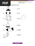 CBSE Class 6 Maths Symmetry Worksheets | PDF