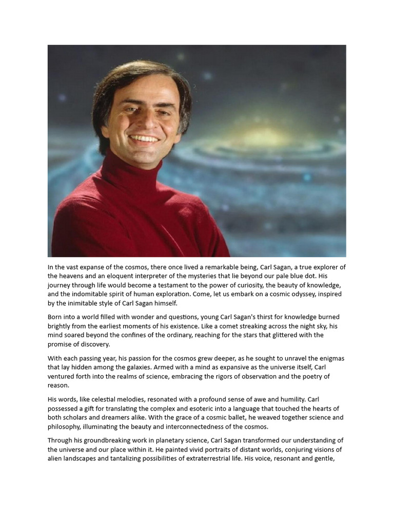 Carl Sagan - Reading Advanced | PDF | Astronomy