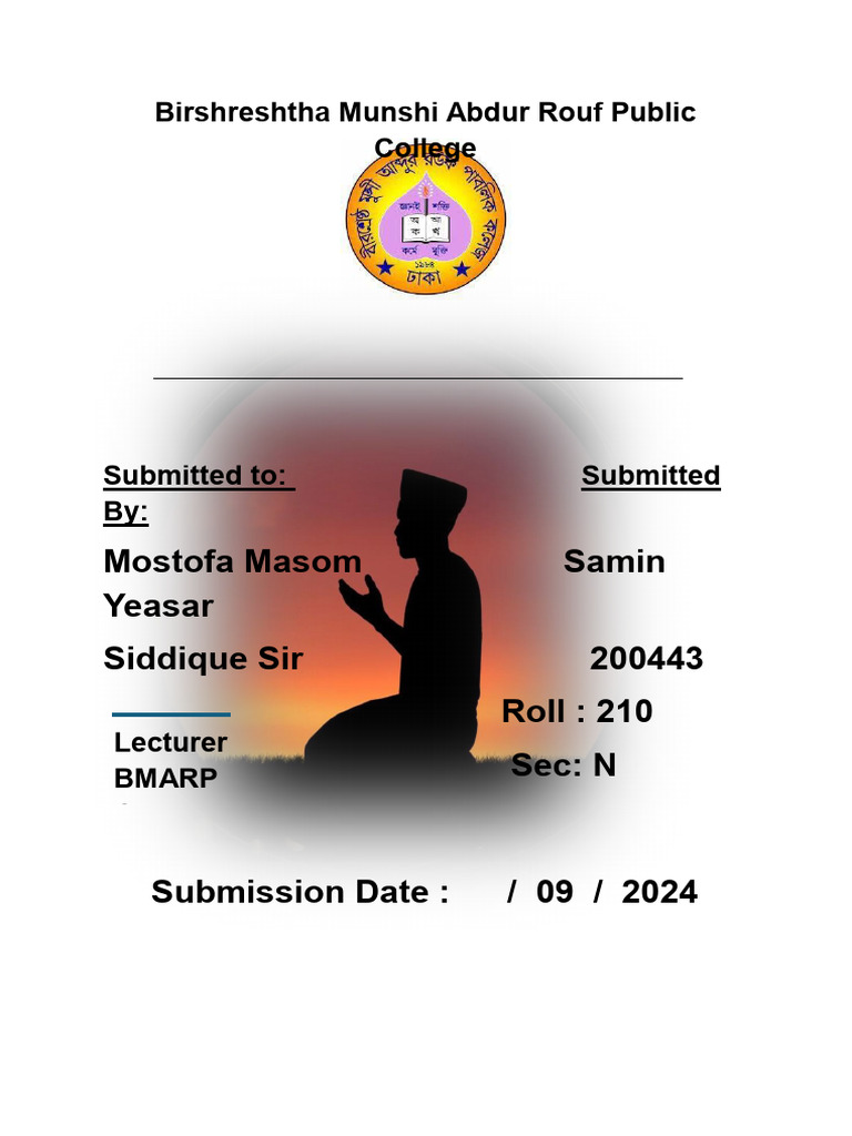 Religion Assignment | PDF