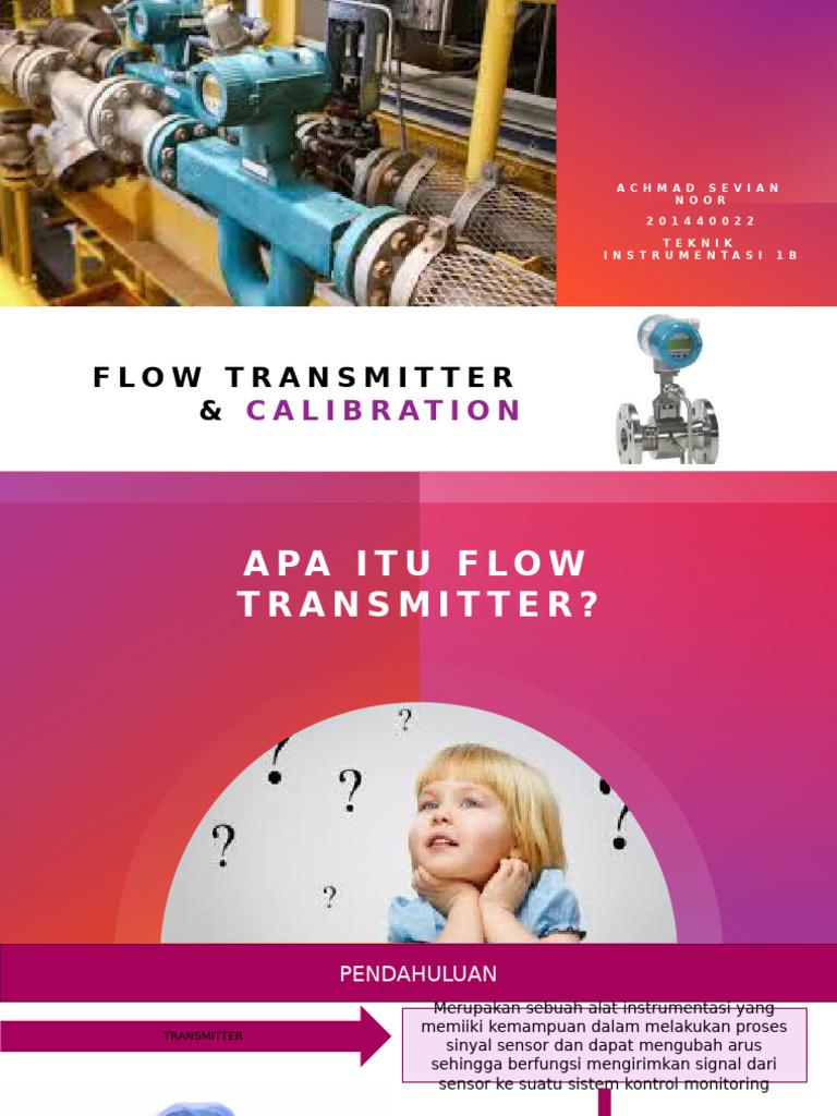 Flow Transmitter + Calibration 1 | PDF