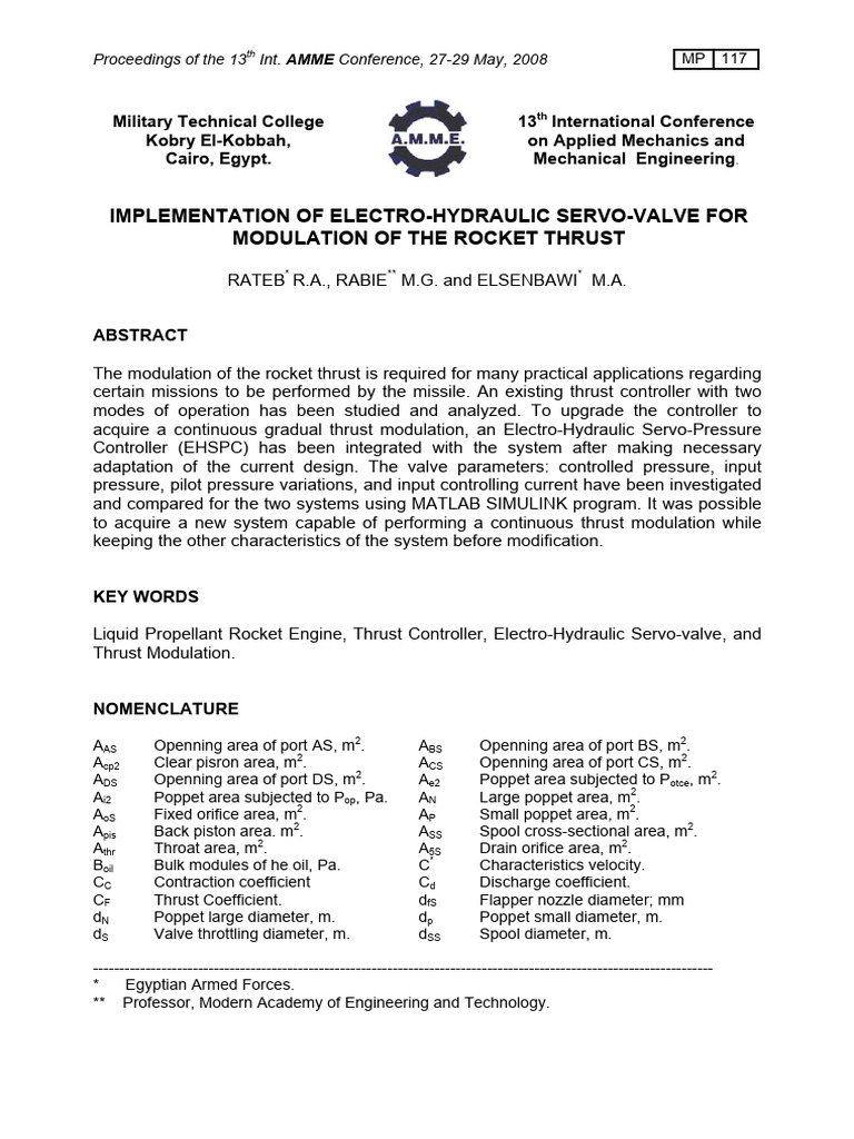 AMME - Volume 13 - Issue 13th International Conference On Applied ...