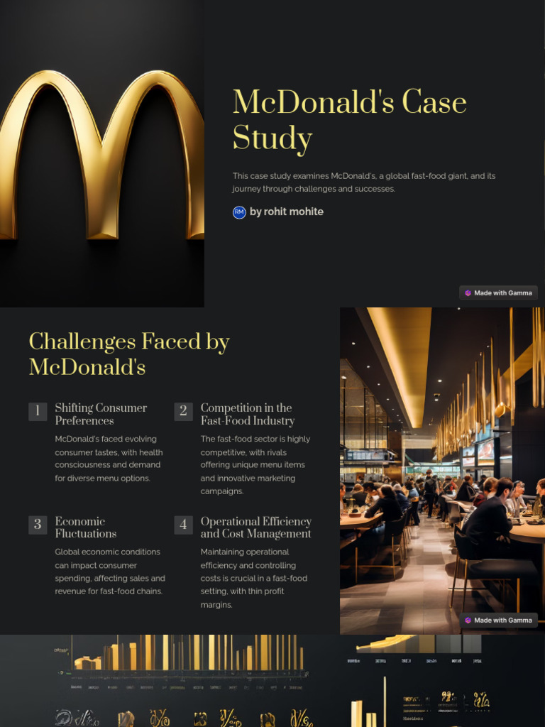 McDonalds Case Study | PDF | Mc Donald's | Fast Food
