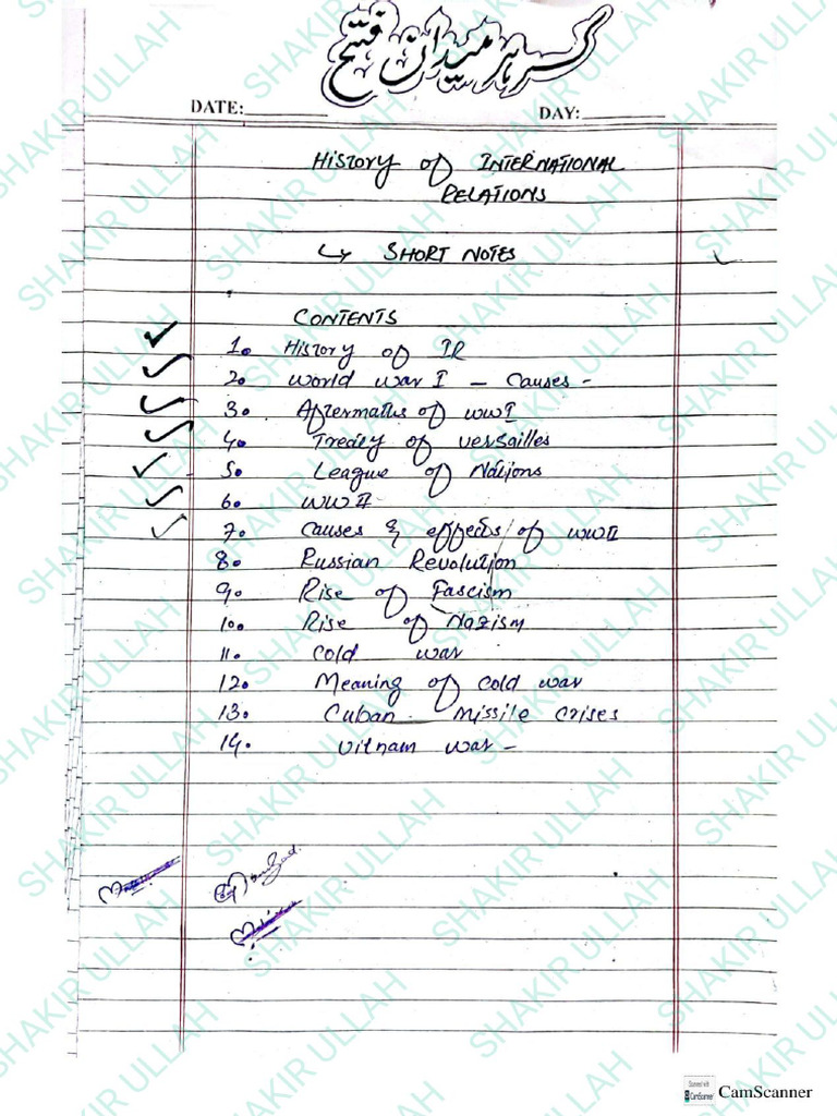 IR (Handwritten Short Notes) | PDF