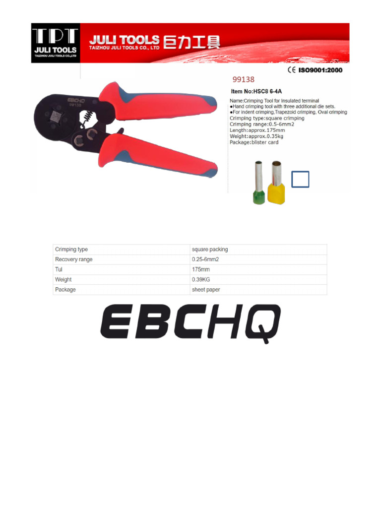 Ponchadora de Canutillo VR23-336 | PDF