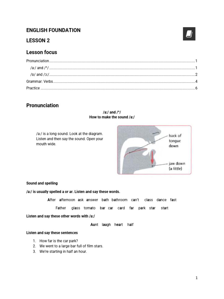 English Foundation - Speaking. Lesson 2.120 - 2023-02-03-10-37-45-5474 | PDF | Verb ...