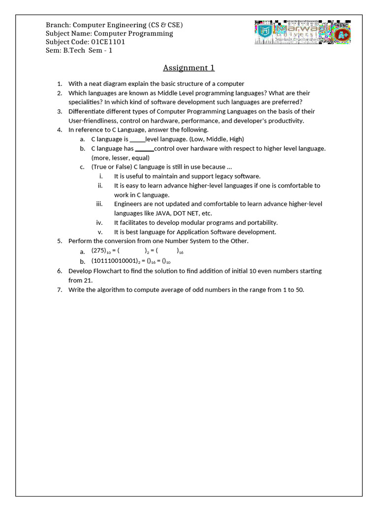 Assignment 1 Ch 1 Introduction | PDF