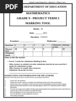 Grade 8 Mathematics Term 3 | PDF | Mathematics